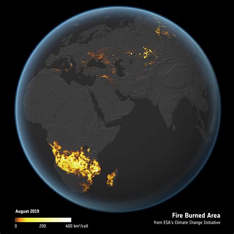 Esa Fire Burned Area 2019