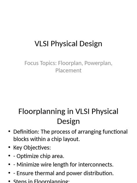 Vlsi Physical Design Pdf