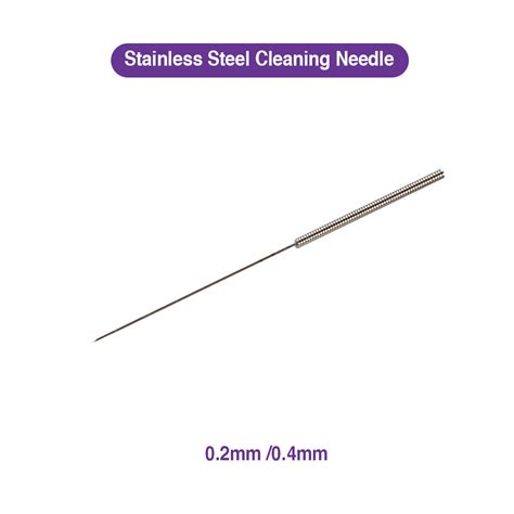 Stainless Steel Cleaning Needle 0 2mm 0 4mm For Nozzle Makerparts 3d