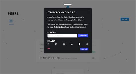 Blockchain Demo Visual Demonstration Of Blockchain Technology