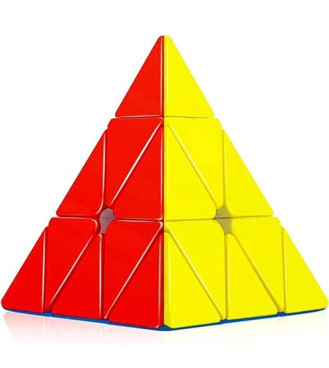 Multicolor Puzzle Pyraminx Cube For Playing And Competition 95cmx9