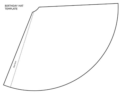 Mini Party Hat Template