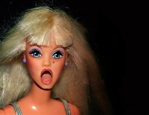 Barbie Is Shocked Hilarious Bad Barbie Barbie Funny Bad Haircut