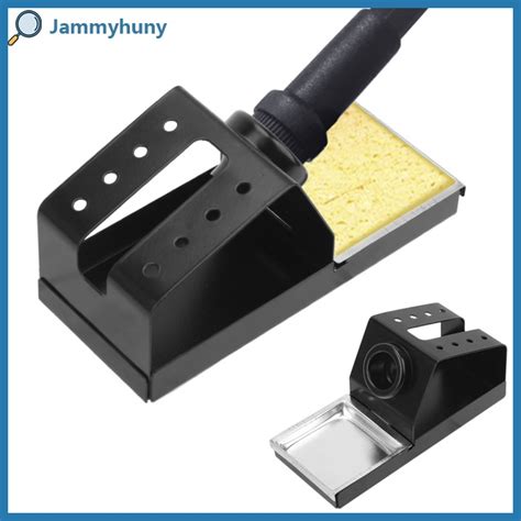 [jam] Metal H Type Soldering Station Electric Soldering Iron Bracket Inserting Rack Placing Rack