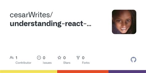Github Cesarwrites Understanding React Components