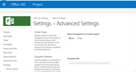 Projectonline Project Detail Pages Issue With New Look Document Libraries Sharepoint O365
