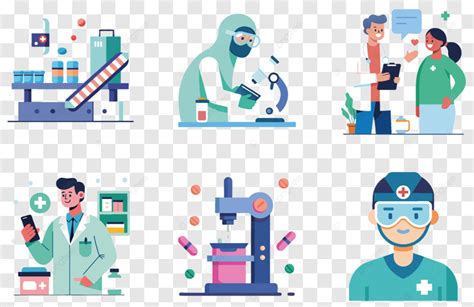 자동 의약품 충전 기계 번들 생산 시스템 수집 스티커 벡터 의사 과학자 간호사 Png 일러스트 및 벡터 에 대한 무료 다운로드 Pngtree