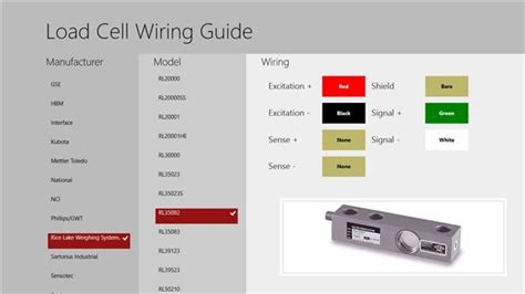 Load Cell Wire Color Code