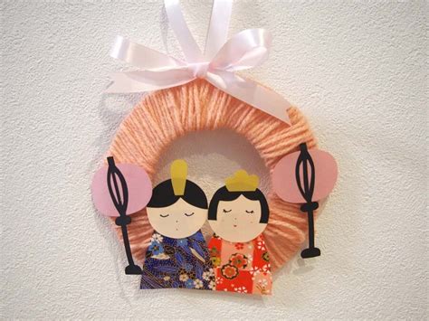 ひな祭り リース② ひな祭りリ
