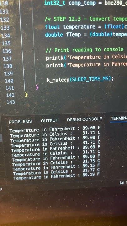 Zephyr Project Nrf52840dk Read Temperature From Bme280 Sensor Via I2c Youtube