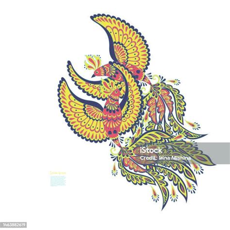 플라잉 버드와 플로럴 페이즐리가 고립되었습니다 디자인을 위해 분리된 페이즐리가 있는 카드 꽃 벡터 패턴입니다 자수 꽃 벡터 패턴입니다 0명에 대한 스톡 벡터 아트 및 기타