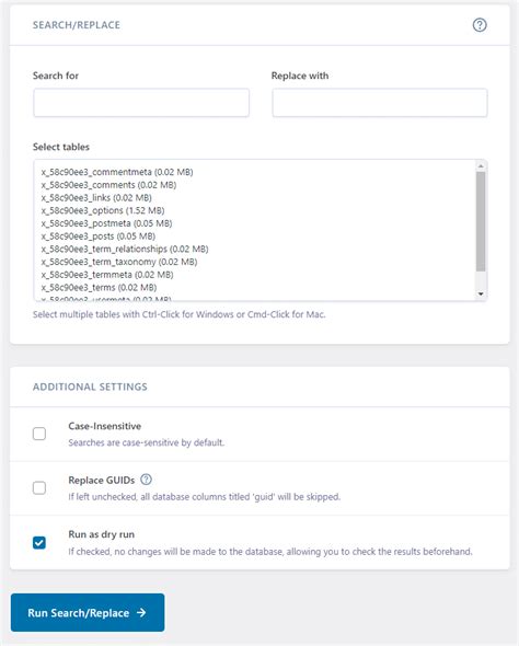 how to find and replace text in the wordpress database yaycommerce