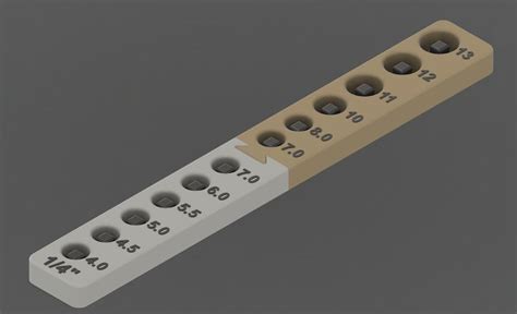 14in Metric Socket Rail By Wiseone Download Free Stl Model