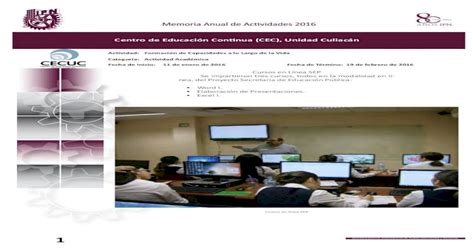 Centro de Educación Continua (CEC), Unidad Culiacán · Actualización y desarrollo profesional de ...