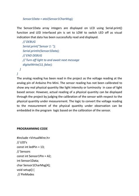 Analog Data Transmission On Rf Module Using Arduino Pdf