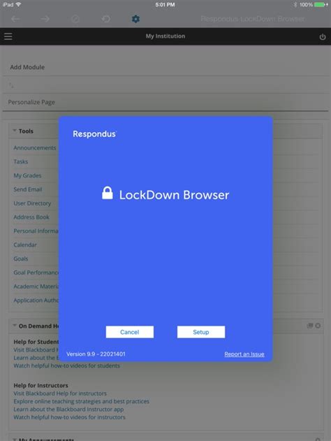 LockDown Browser By Respondus Inc