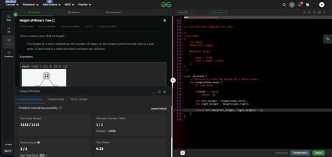 sujay gangan on linkedin dsa codingjourney treeheight binarytree