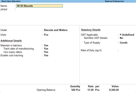 How To Manage Your Stock Items In TallyPrime TallyHelp