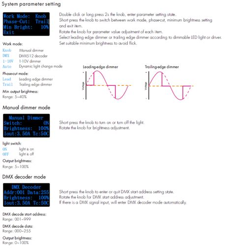 Sk1 1ch 6a Ac100 240v Phase Cut Dmx Dimmer Dmx512 Decoder With Rdm Function [sk1] 86 98