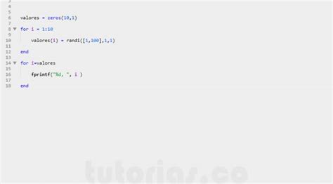 Arrays MatLab Variante Ciclo Foreach Tutorias Co