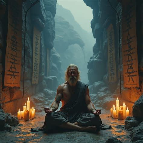 Meditating Monk Fighter Meditating Monk Fighter