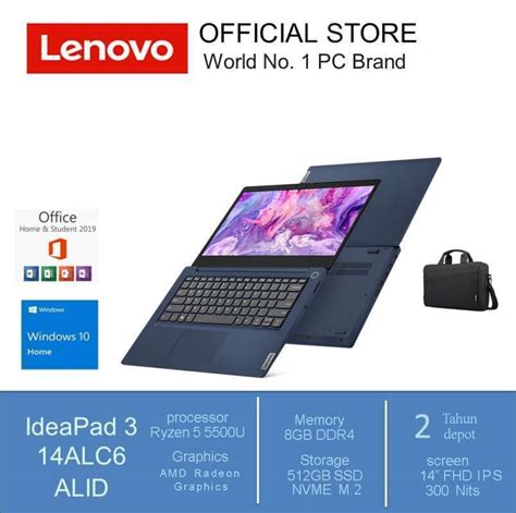 Jual Lenovo Ideapad Alc Alid Amd Ryzen U Gb Gb Ssd Windows Home Ohs Fhd