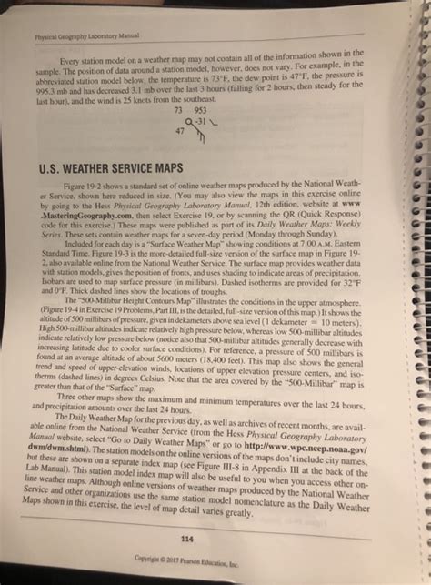 Solved Lab Exercise EXERCISE Weather Maps Objective T Chegg Com