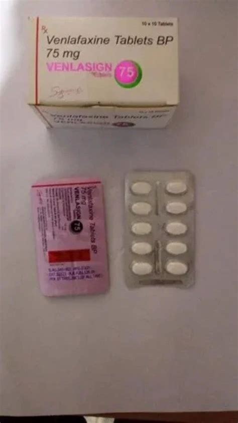 Venlafaxine 75 Mg Tablets At Best Price In Satna Id 2851272455055