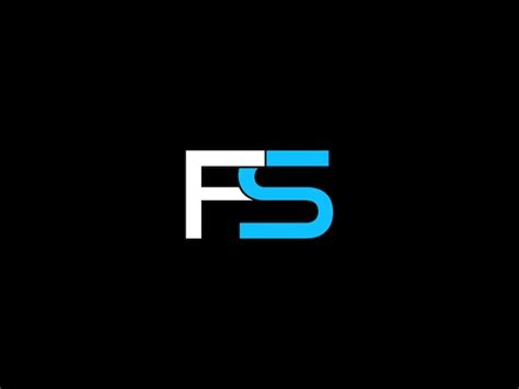 Desenho Do Logotipo Da Fs Vetor Premium