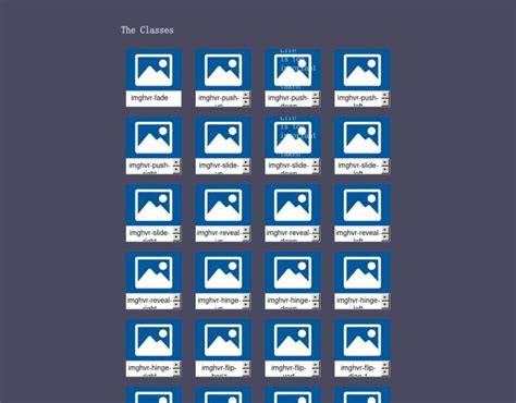 纯css3动画库鼠标经过图片文字动画特效