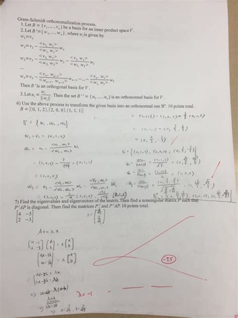 Solved Gram Schmidit Orthonormalization Process Let B