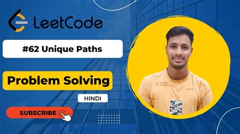 62 Unique Paths Leetcode Problem Solving Dsa Algorithm Hindi