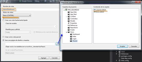 Agregar Vistas Aspnet Mvc Fase Iv
