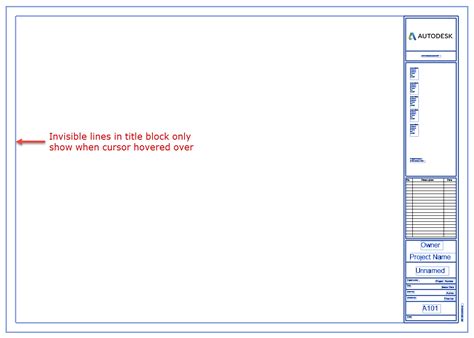 Title Block Borders AEC Scene