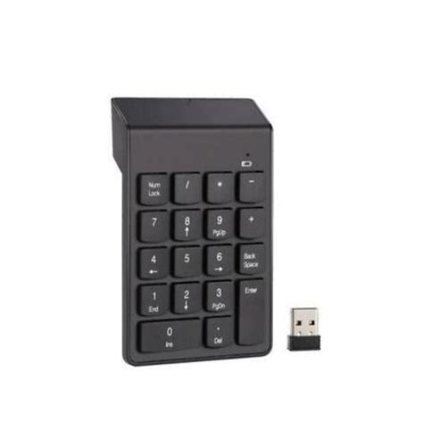 wireless numeric keypad cordless number keyboard pad 18 keys 2 4g
