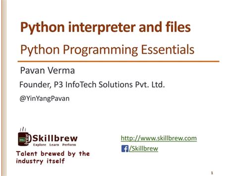 Python Programming Essentials M1 Course Introduction Pptx