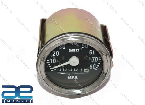 Smiths Speedometer 80 Mph Black 2 5 For Norton Bsa Royal Enfield Triumph