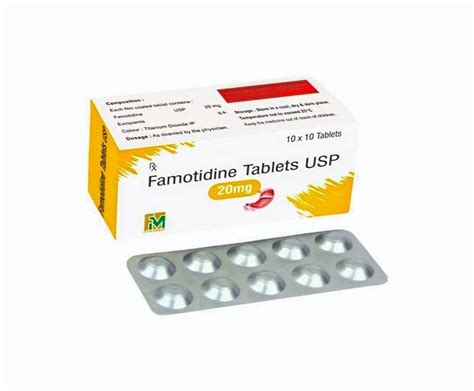 20mg Famotidine Tablets Usp At ₹ 100box In Kaithal Id 2855859948391