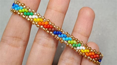 Simple And Beautiful Seed Bead Bracelet Tutorial Perfect For Beginners