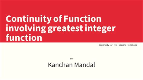 continuity lecture 4 continuity of function involving greatest