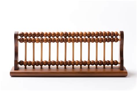 Premium Ai Image Classic Calculation Vintage Wooden Counting Frame