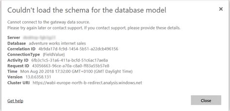 Solved Error Publishing To Pbi Service Microsoft Fabric Community