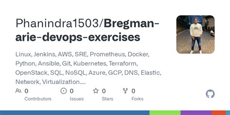 Github Phanindra1503bregman Arie Devops Exercises Linux Jenkins Aws Sre Prometheus