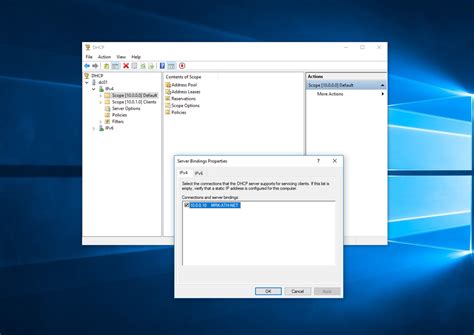 Add Or Remove Bindings In DHCP Server 2016 Dimitris Tonias