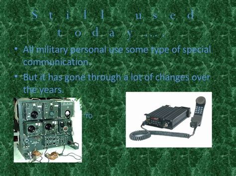Military Communications Powerpoint Presentation PPT