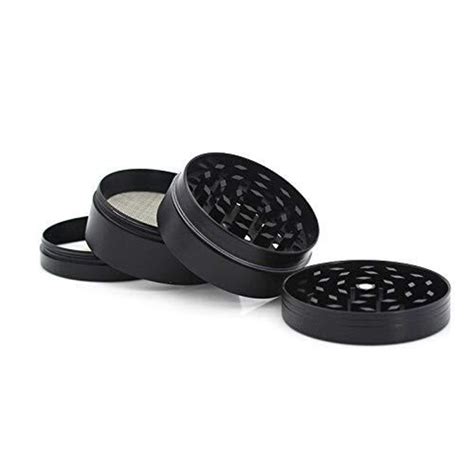 グラインダー タバコ 大型 喫煙具 4層 63mm グレー 毎日発送 はなまる