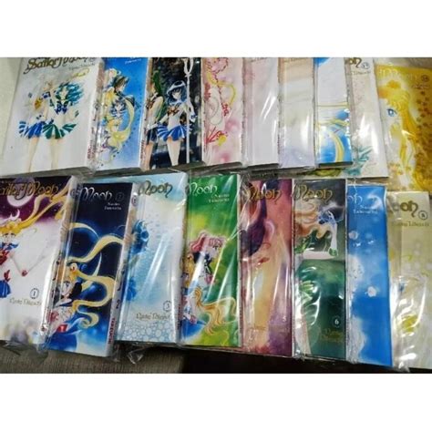 Sailor Moon Manga Set Vol 1 18 Complete English Collection Comic Etsy