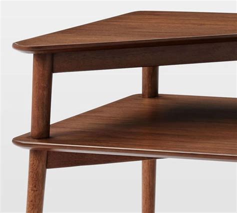 Mid Century Stepped Side Table At West Elm