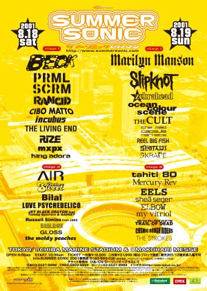 History 2001 Summer Sonic