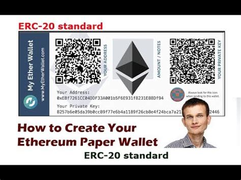 Free How To Create An Ethereum Paper Wallet Cold Storage Youtube